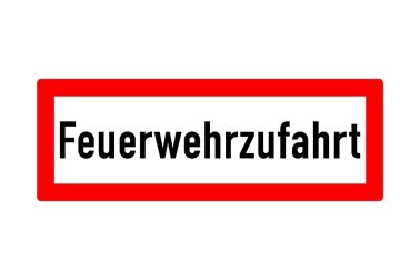 Hinweisschild WH6 "Feuerwehrzufahrt" online kaufen | HKL BAUSHOP