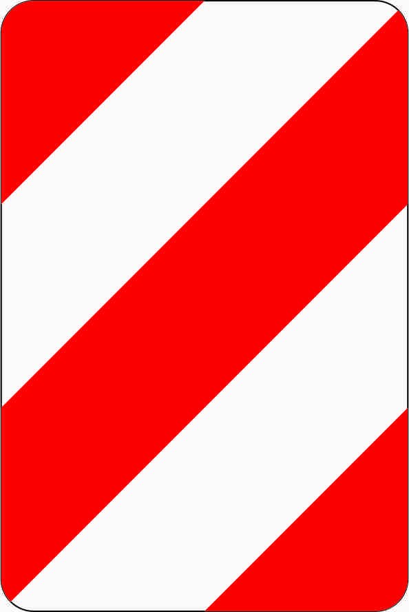 VZ 626-10 Leitplatte, Aufstellung rechts online kaufen | HKL BAUSHOP