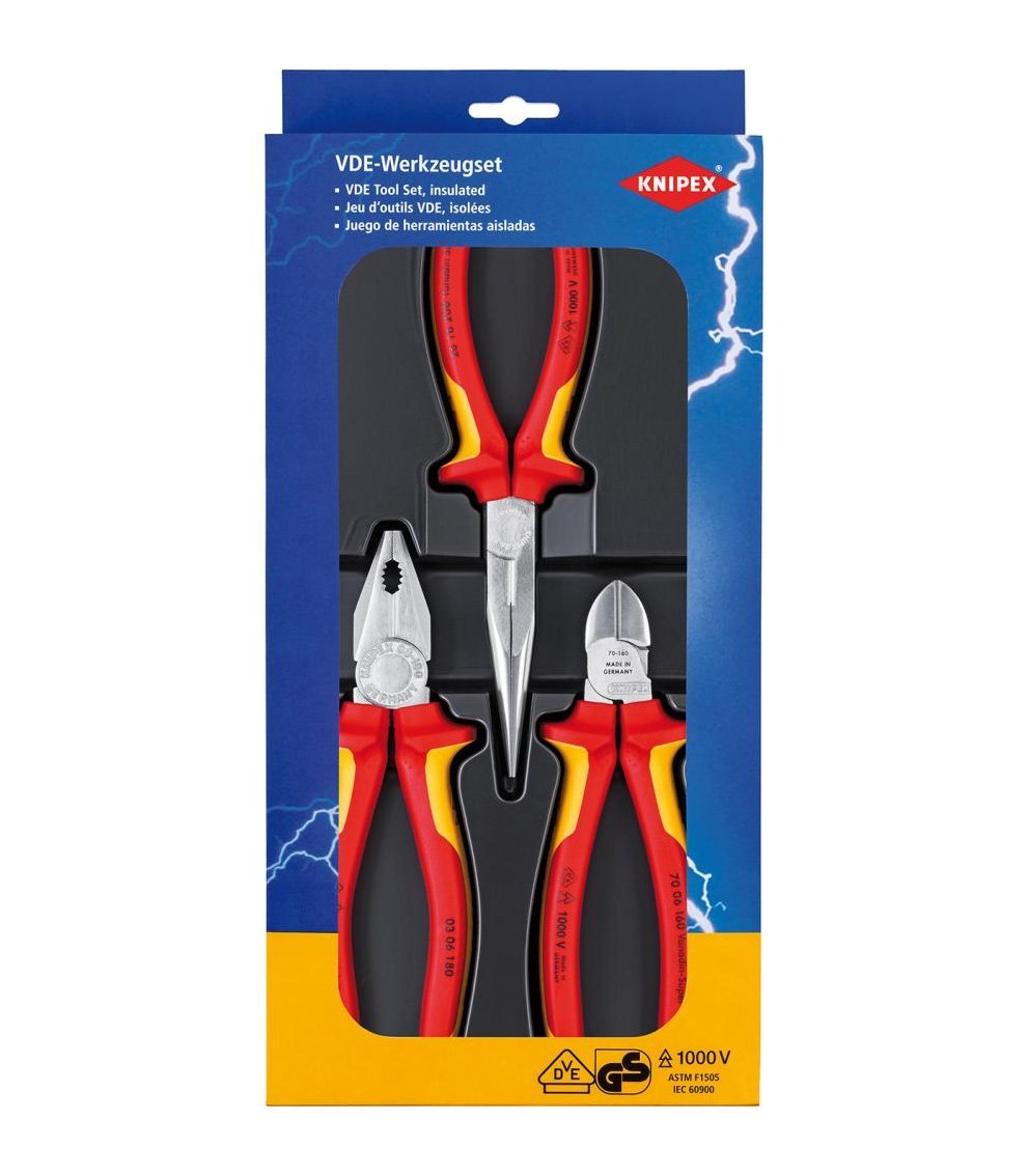 KNIPEX VDE-Zangen-Set Elektro online kaufen | HKL BAUSHOP